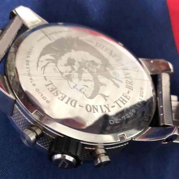 Diesel | Accessories | Diesel Only The Brave Little Daddy Dz7259 Watch ...